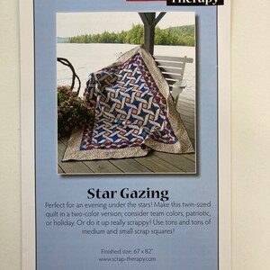 Quilt Pattern Star Gazing Scrap Therapy ST-215 67 X 82 - Etsy