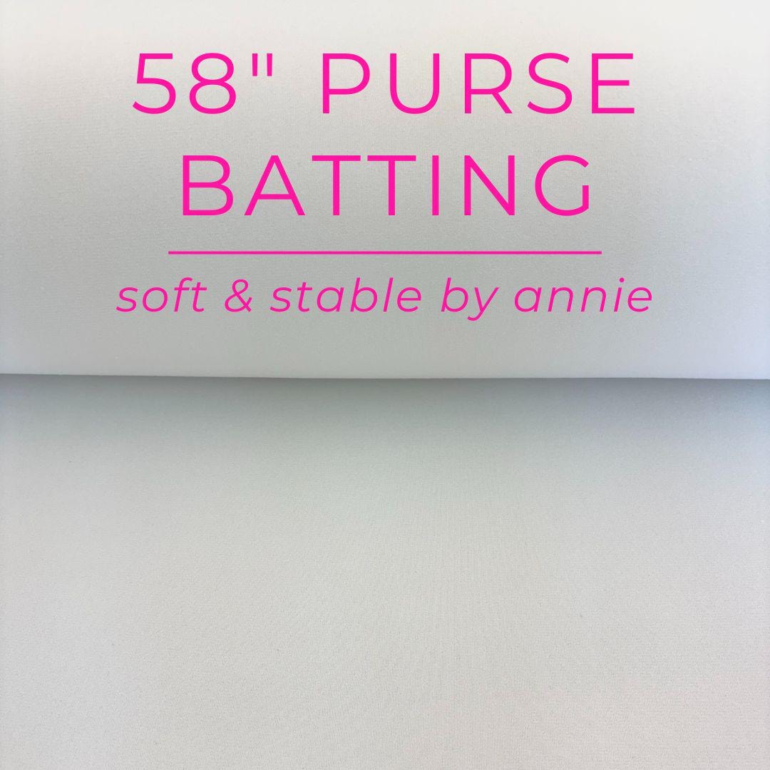 By Annie's Soft and Stable Batting in White for DIY Purses Bags Totes ...