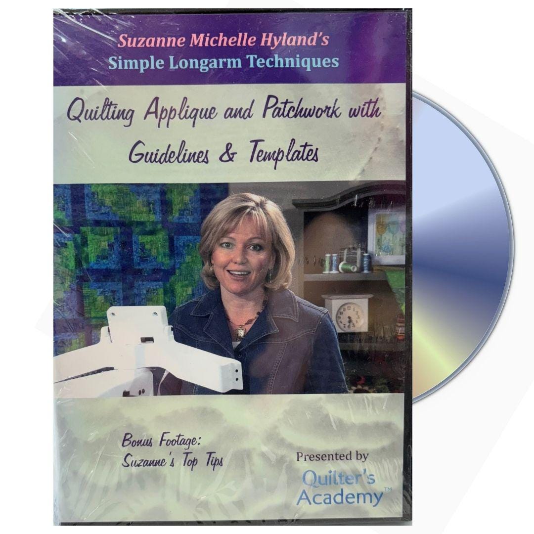 Suzanne Michelle Hyland Quilter's Academy DVD Simple Longarm Techniques ...