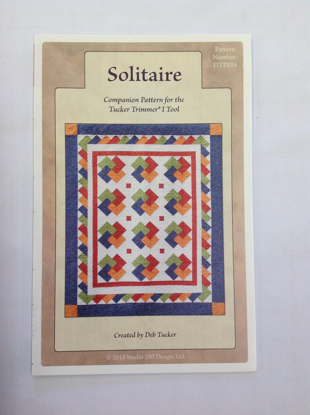Quilting Pattern-deb Tucker solitaire Quilt Pattern - Etsy