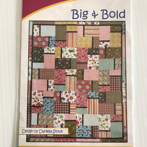 Quilt Pattern Big & Bold Quilt Pattern Daniela Stout Design - Etsy Canada