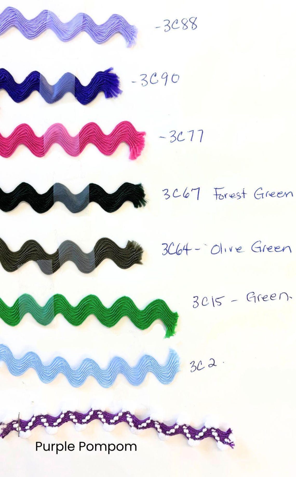 Assorted Rickrack Trim Sewing Dress Making Rick Rack Ribbon ...
