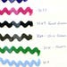 Assorted Rickrack Trim Sewing Dress Making Rick Rack Ribbon ...