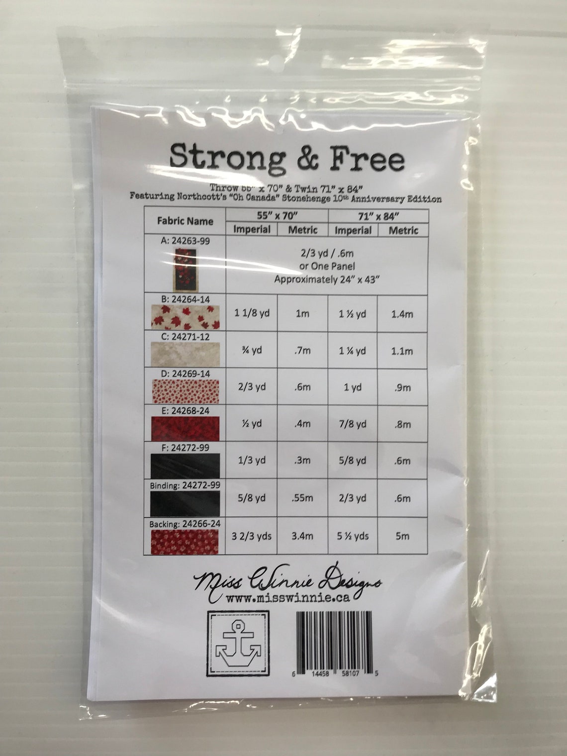 Quilt Kit or Panel Only-strong & Free Miss Winnie Designs Cotton - Etsy ...