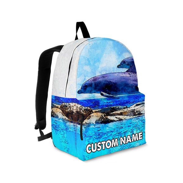 Dolphin Backpack for Girls - Etsy