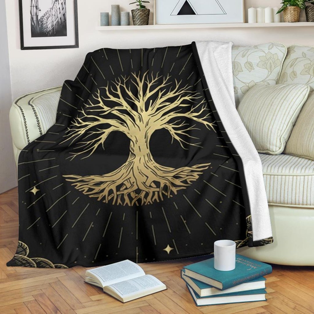 Tree of Life Blanket Bohemian Throw Blanket Tree of Life - Etsy