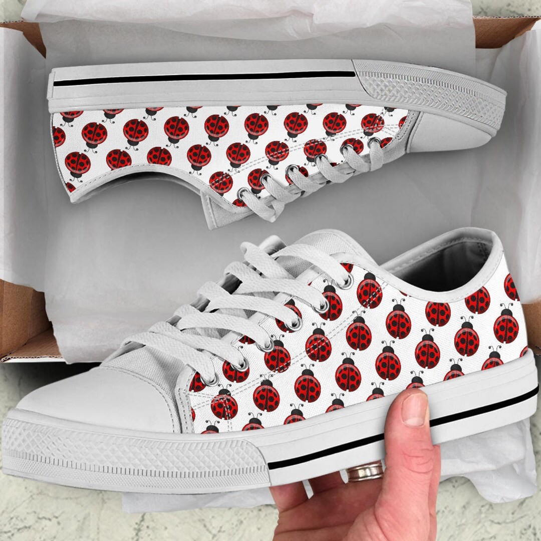 Ladybug Shoes Ladybug Sneakers Shoes With Ladybug - Etsy