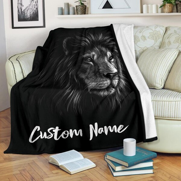 Lion Baby Blanket - Etsy
