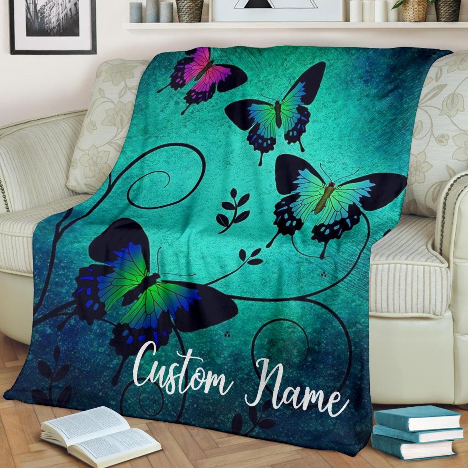 Butterfly Blanket Butterfly Blanket Butterfly Throw - Etsy