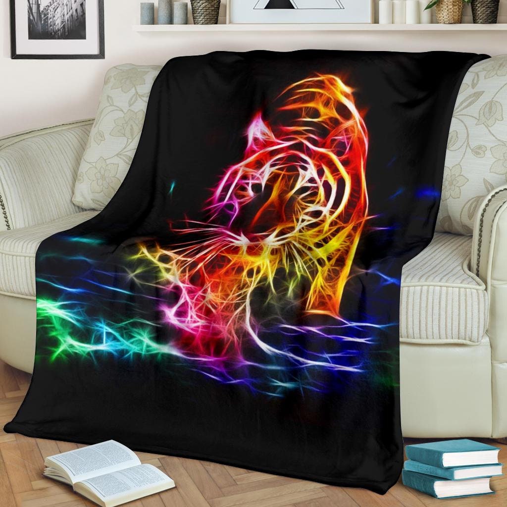 Tiger Blanket - Tiger Throw Blanket - Tiger Fleece Blanket sold by Iris ...