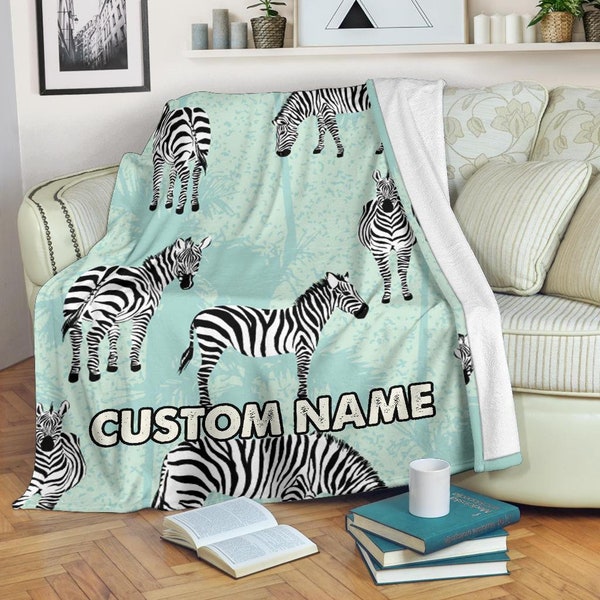 Zebra Throw - Etsy