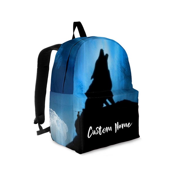 Girls Wolf Backpack - Etsy