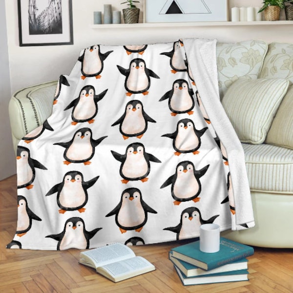 Penguin Blanket - Etsy