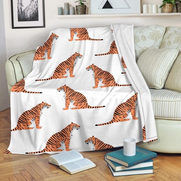 Tiger Blanket - Etsy