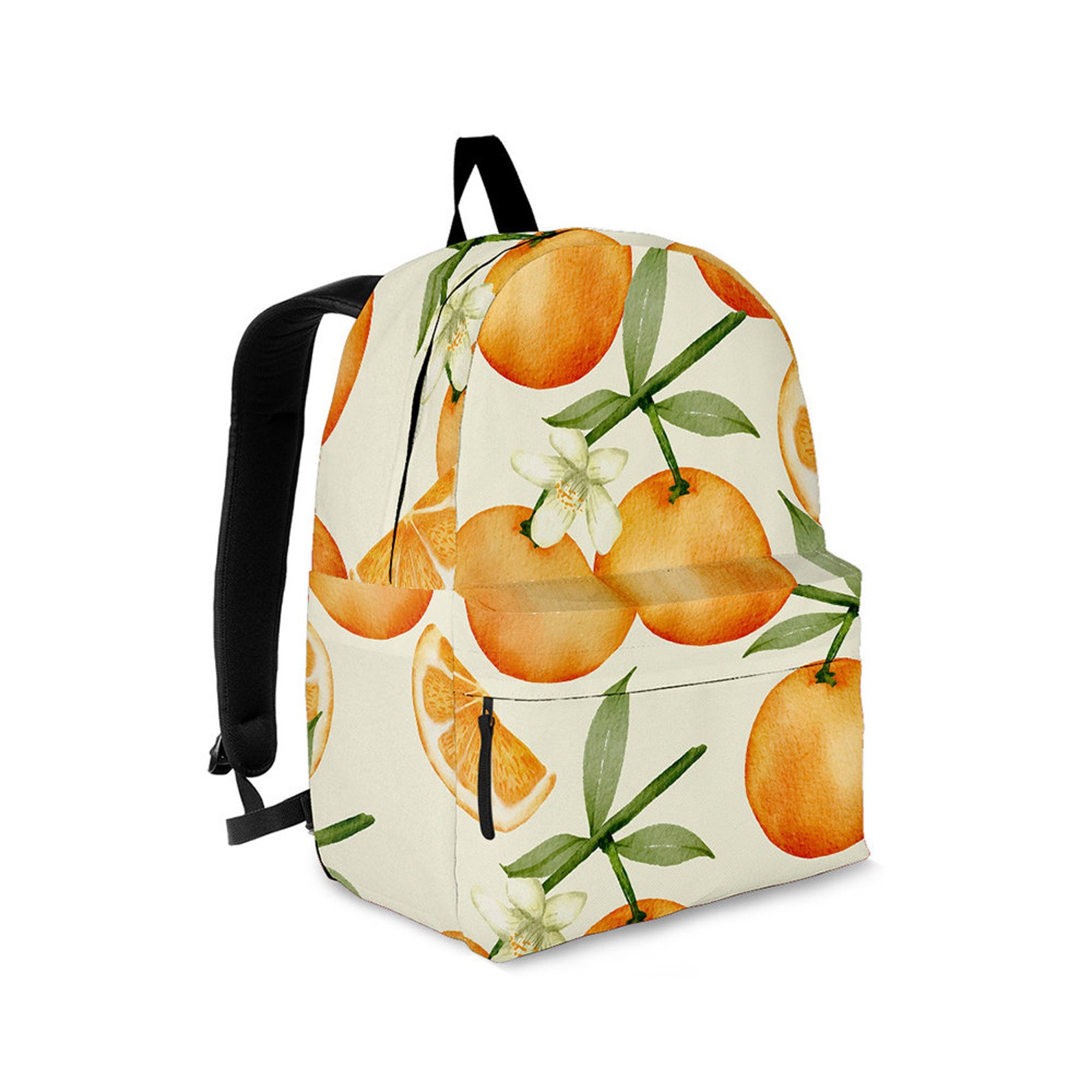 Orange Fruit Backpack Orange Fruit Laptop Orange Fruit - Etsy