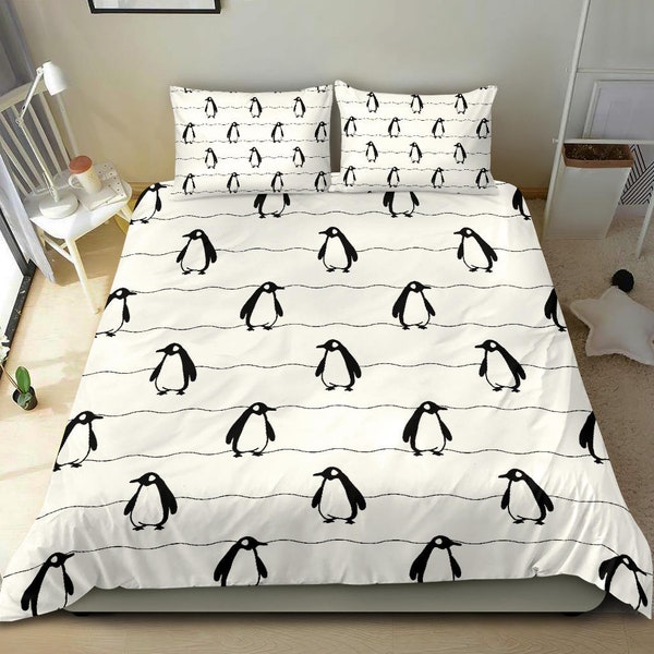 Penguin Duvet Cover - Etsy UK