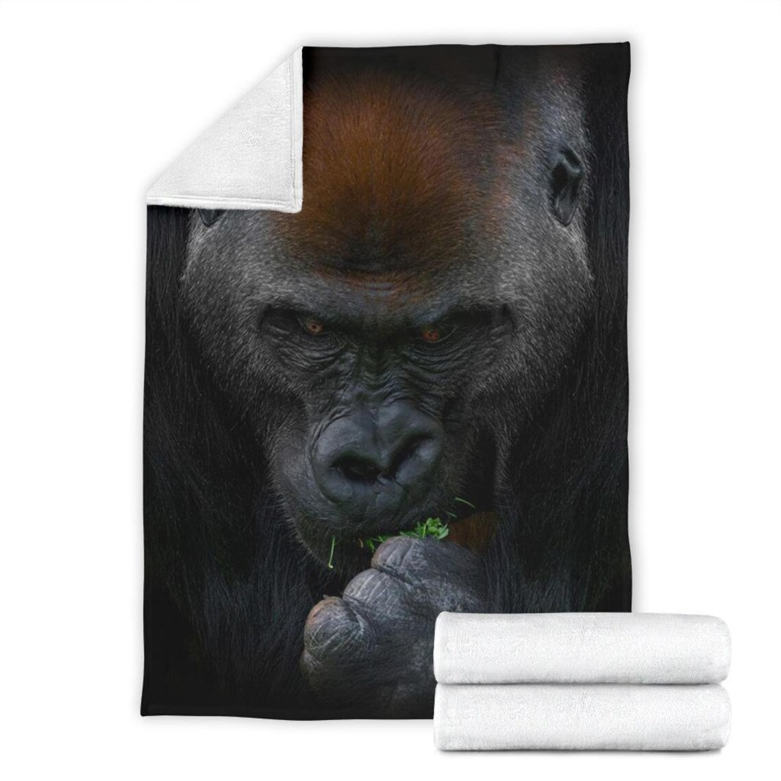 Gorilla Monkey Blanket Gorilla Monkey Throw Blanket - Etsy