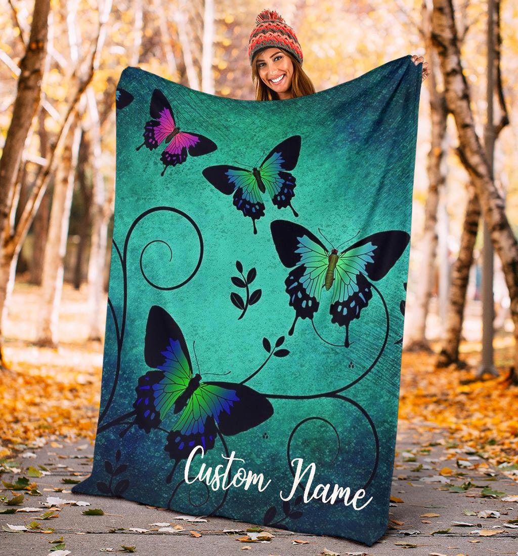 Butterfly Blanket Butterfly Blanket Butterfly Throw | Etsy