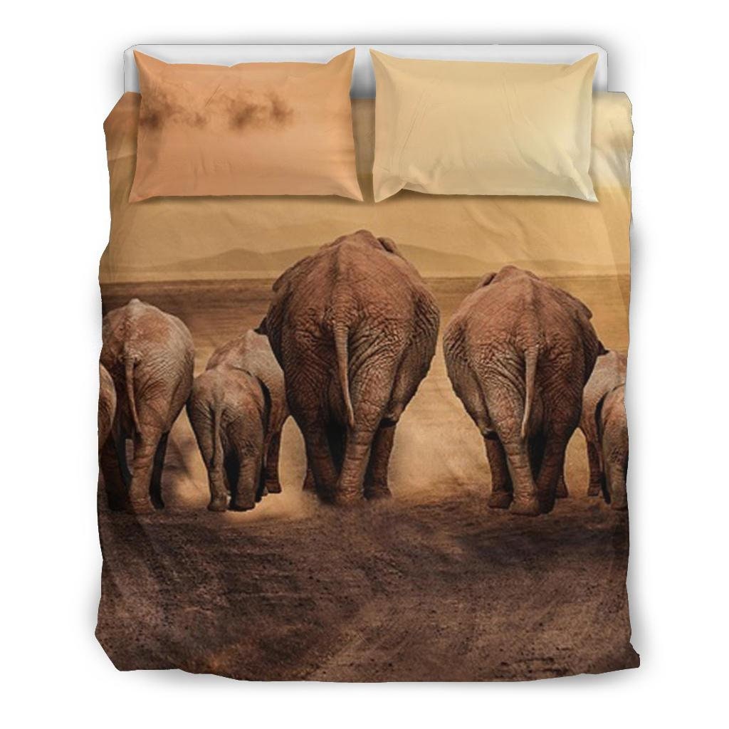 Elephant Bedding Set Duvet Cover and Pillow Covers - Etsy UK