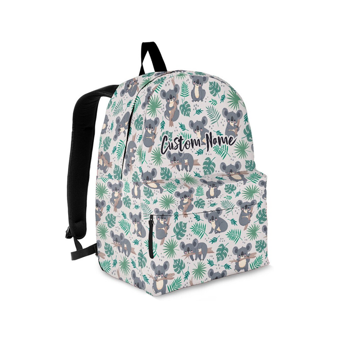 Koala Backpack Koala Laptop Backpack Koala Backpacks for - Etsy Australia