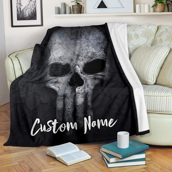 Skull Blanket - Etsy
