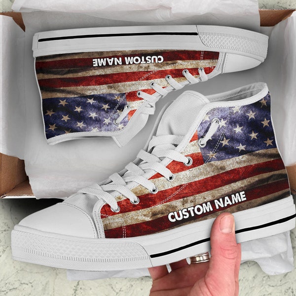 American Flag Shoes - Etsy