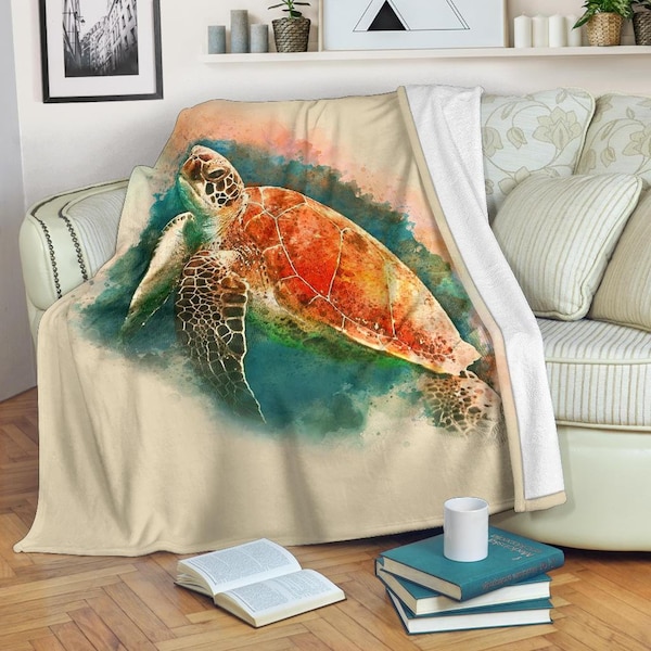 Turtle Blanket - Etsy