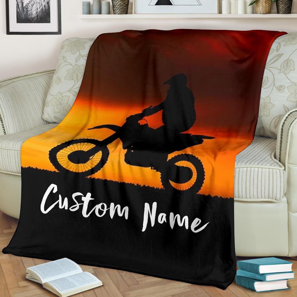 Motorcycle Biker Moto Biker Blanket Biker Throw Blanket - Etsy España