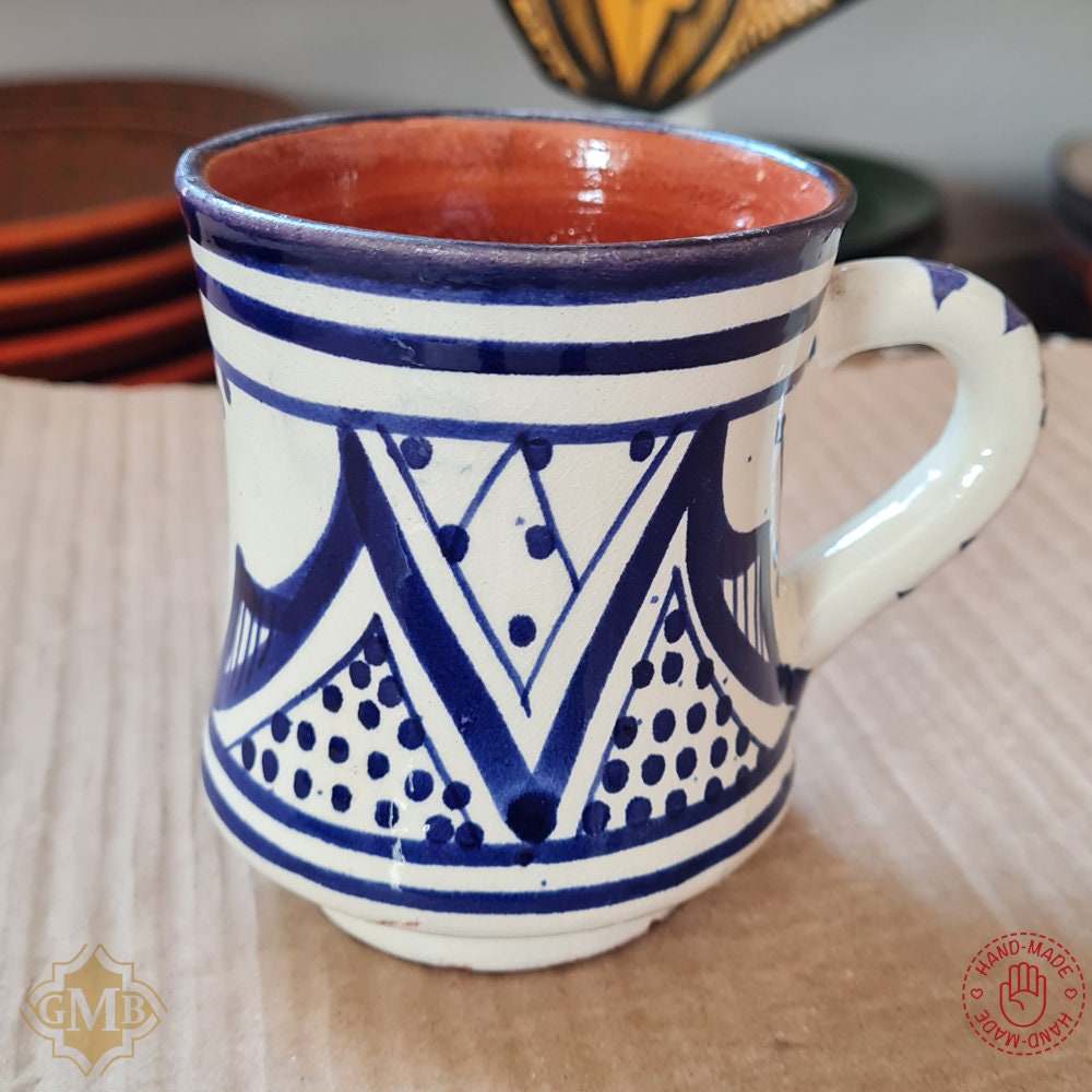 Lot 2 Mugs Fassi Ceramics Vintage Moroccan 4 Colors - Etsy