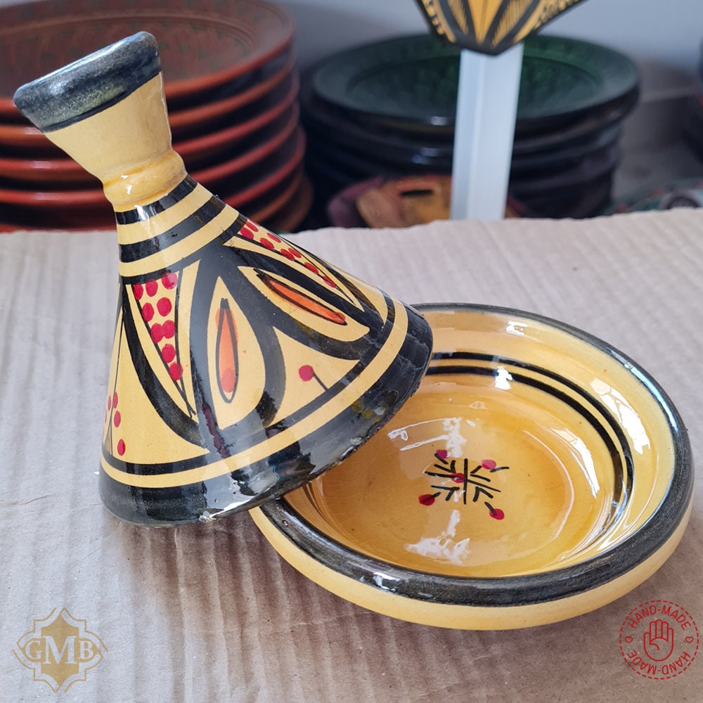 4 Pcs Moroccan Safi Mini Tajine Hand Crafted 4 Colors - Etsy