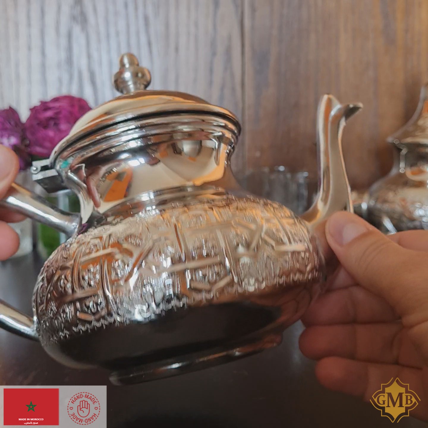 Silver Moroccan Malaki BERRAD Teapot Authentic Handcrafted - Etsy