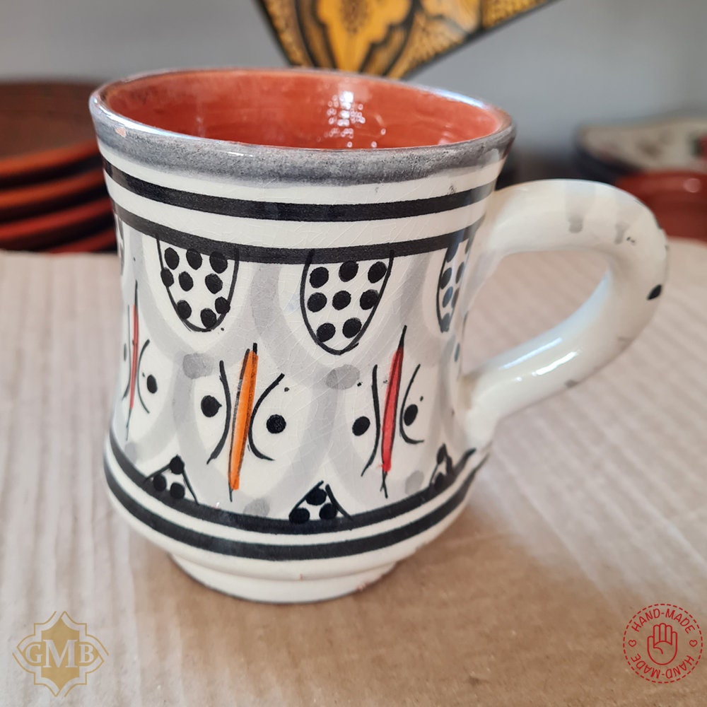 Lot 2 Mugs Fassi Ceramics Vintage Moroccan 4 Colors - Etsy