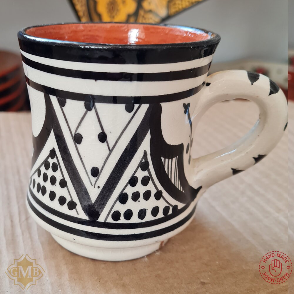 Lot 2 Mugs Fassi Ceramics Vintage Moroccan 4 Colors - Etsy