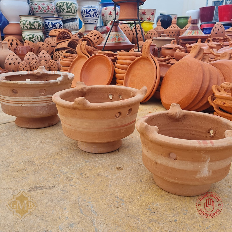 Tajine de barbecue marocain en argile Majmar Barbecue portable fabriqué ...
