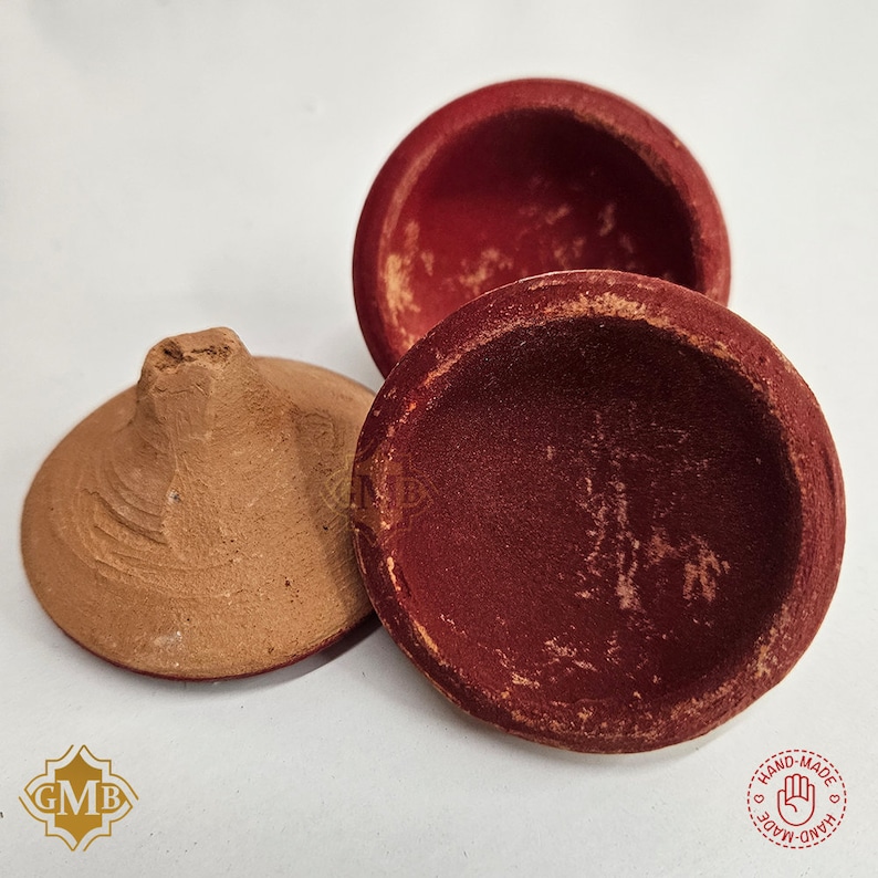 Moroccan Pure Aker Fassi Handmade Clay Pot for Lip and Cheek Stain - Etsy