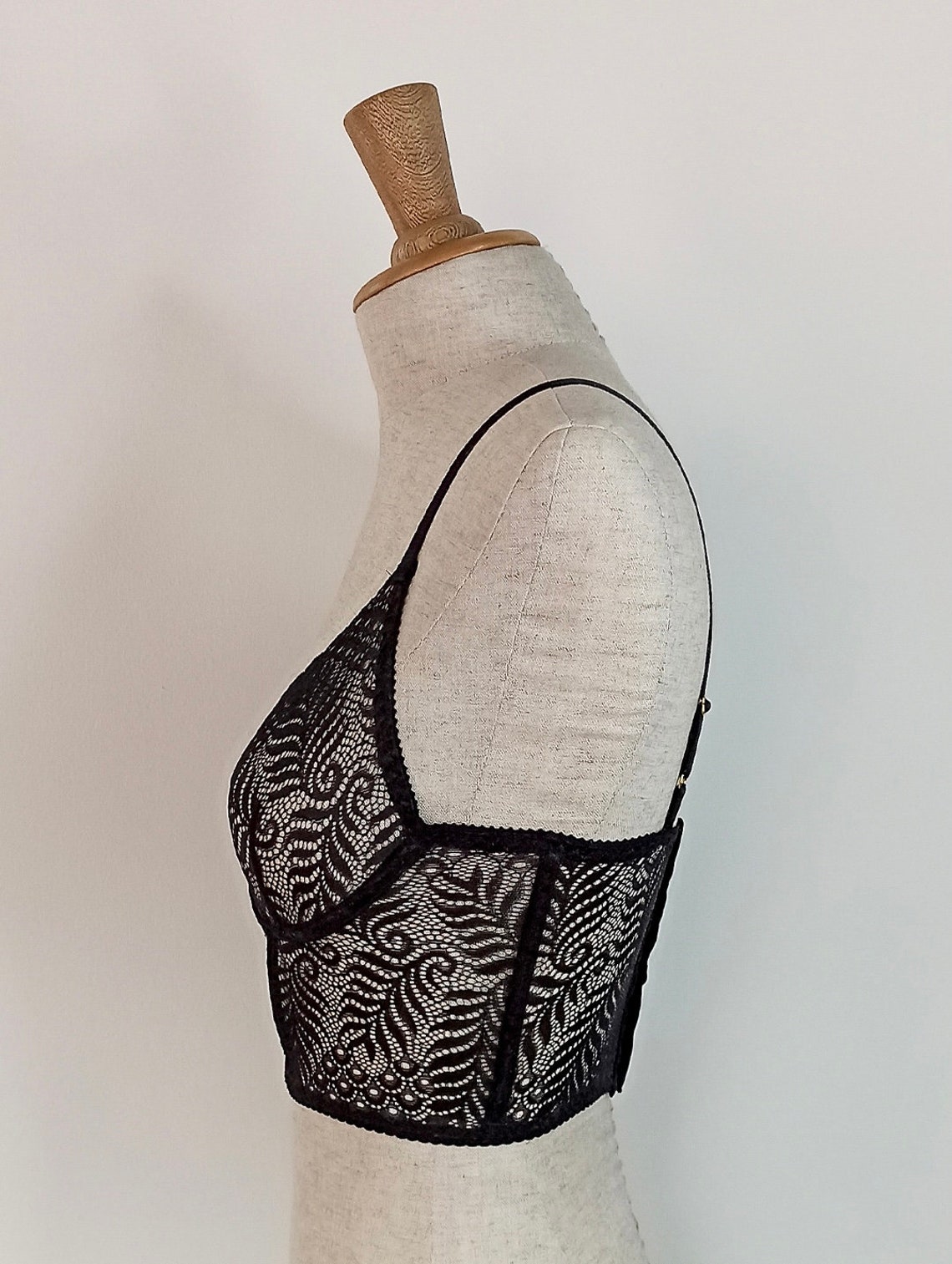 Bustier PDF pattern includes sizes from XS to XL, lingerie pattern ...