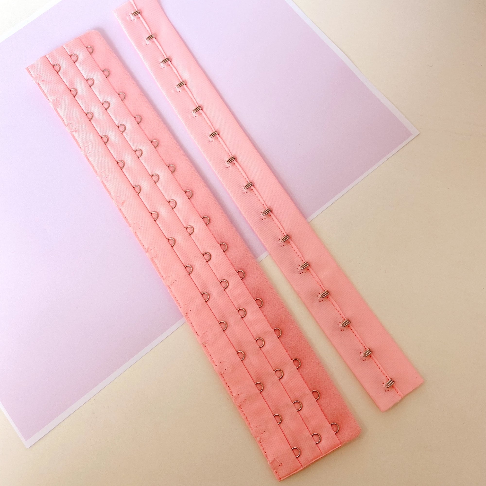 Pink Hook and Eye Corset Closures. 3 Sizes Available. to Close the ...