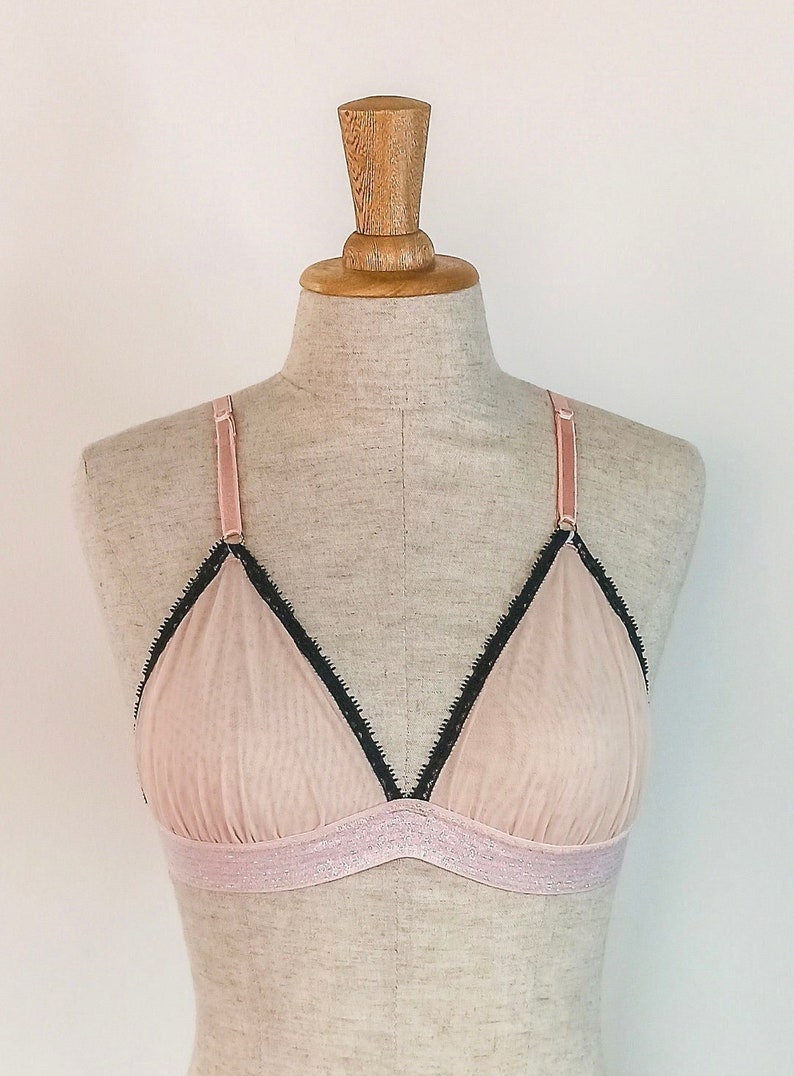 Triangle Bralette PDF Pattern Includes Sizes From XS to XL. Sewing ...