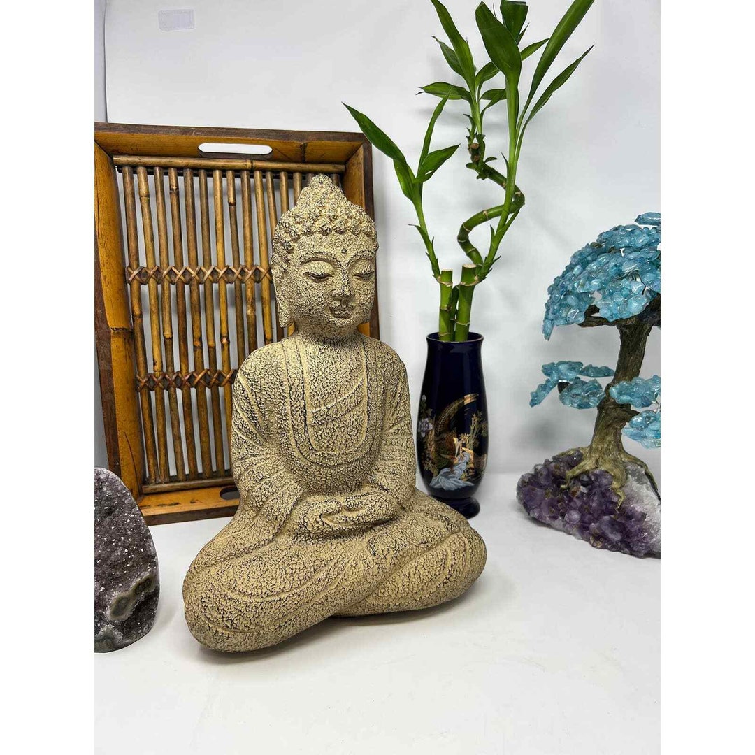 Buddha Statue in Lotus Position Meditating Great for - Etsy