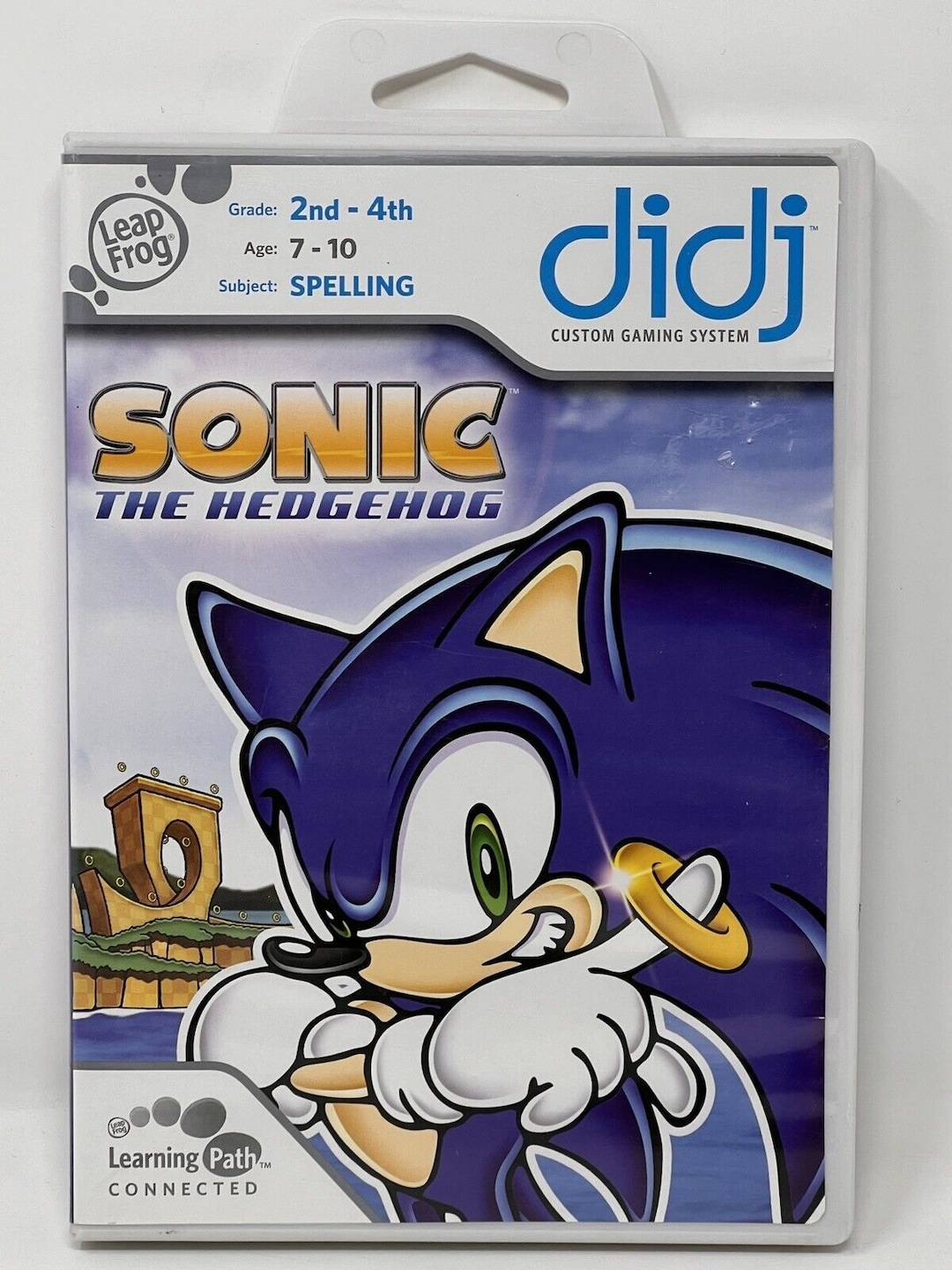Sonic the Hedgehog Leapfrog Learning Game Didj Custom Gaming System ...