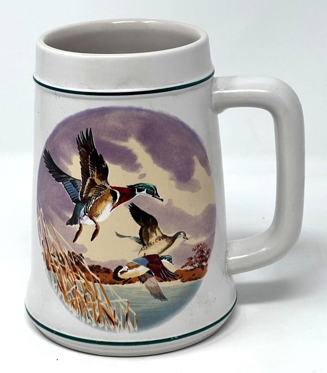 Vintage Mallard Duck Collectors Edition Beer Stein Coffee Tea Mug Made ...