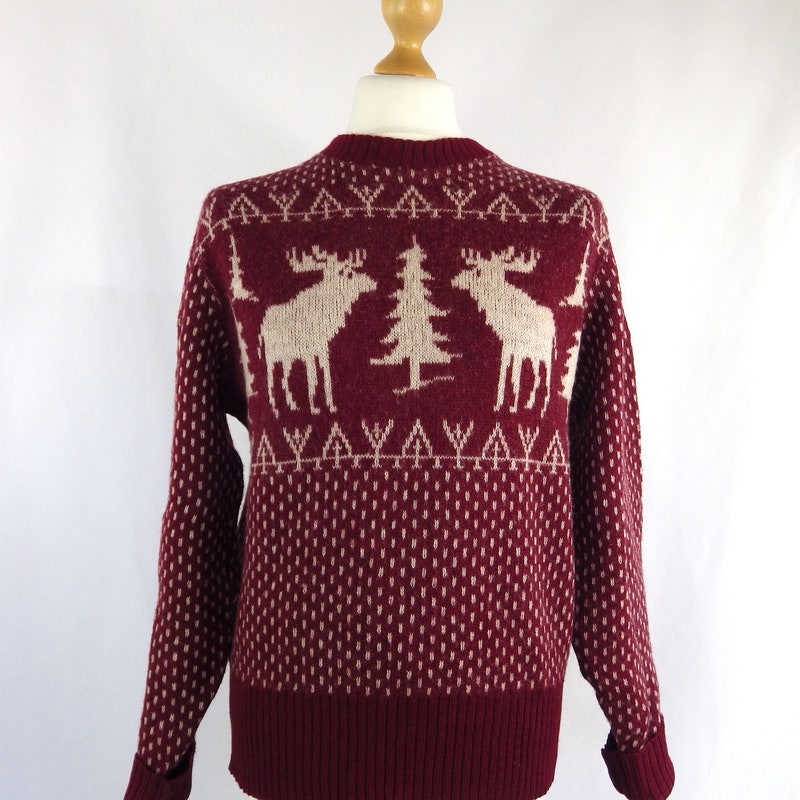 Reindeer Sweater - Etsy