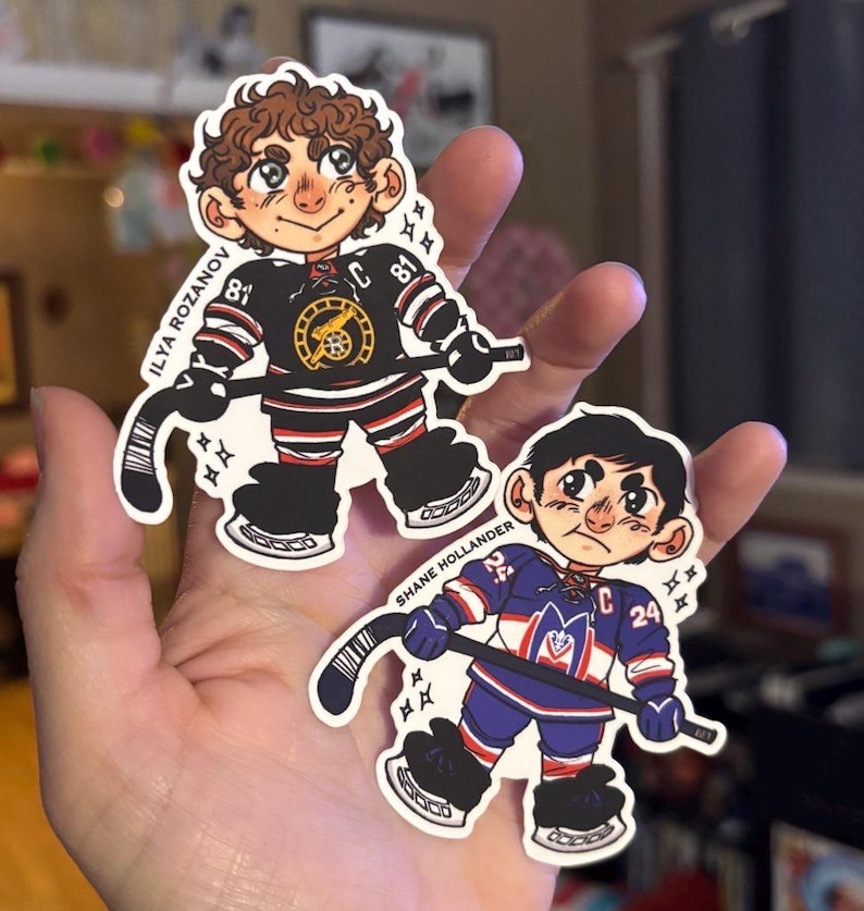 Heated Rivalry Stickers / Shane Hollander and Ilya Rozanov Stickers ...