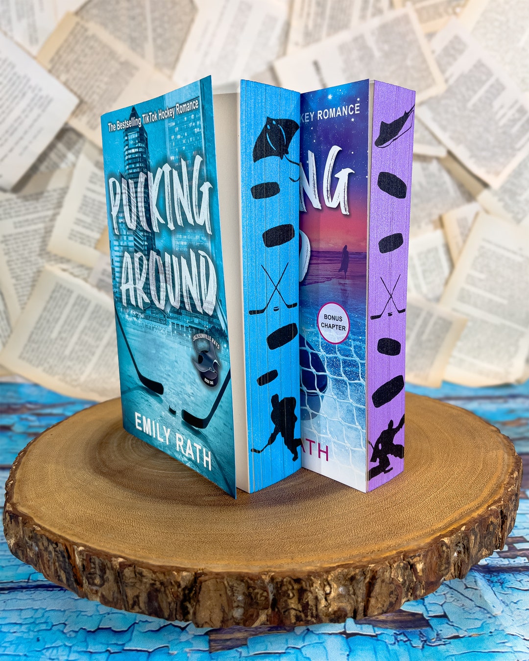 Jacksonville Rays pucking Around and Pucking Wild by Emily Rath With Custom Stenciled & Sprayed ...