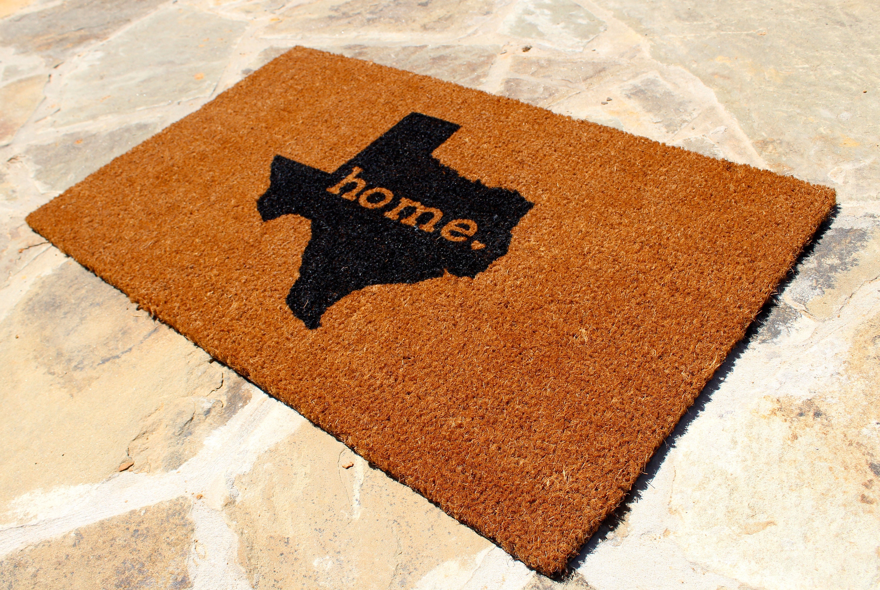 Texas Doormat Texas Home Welcome Mat State Doormat | Etsy