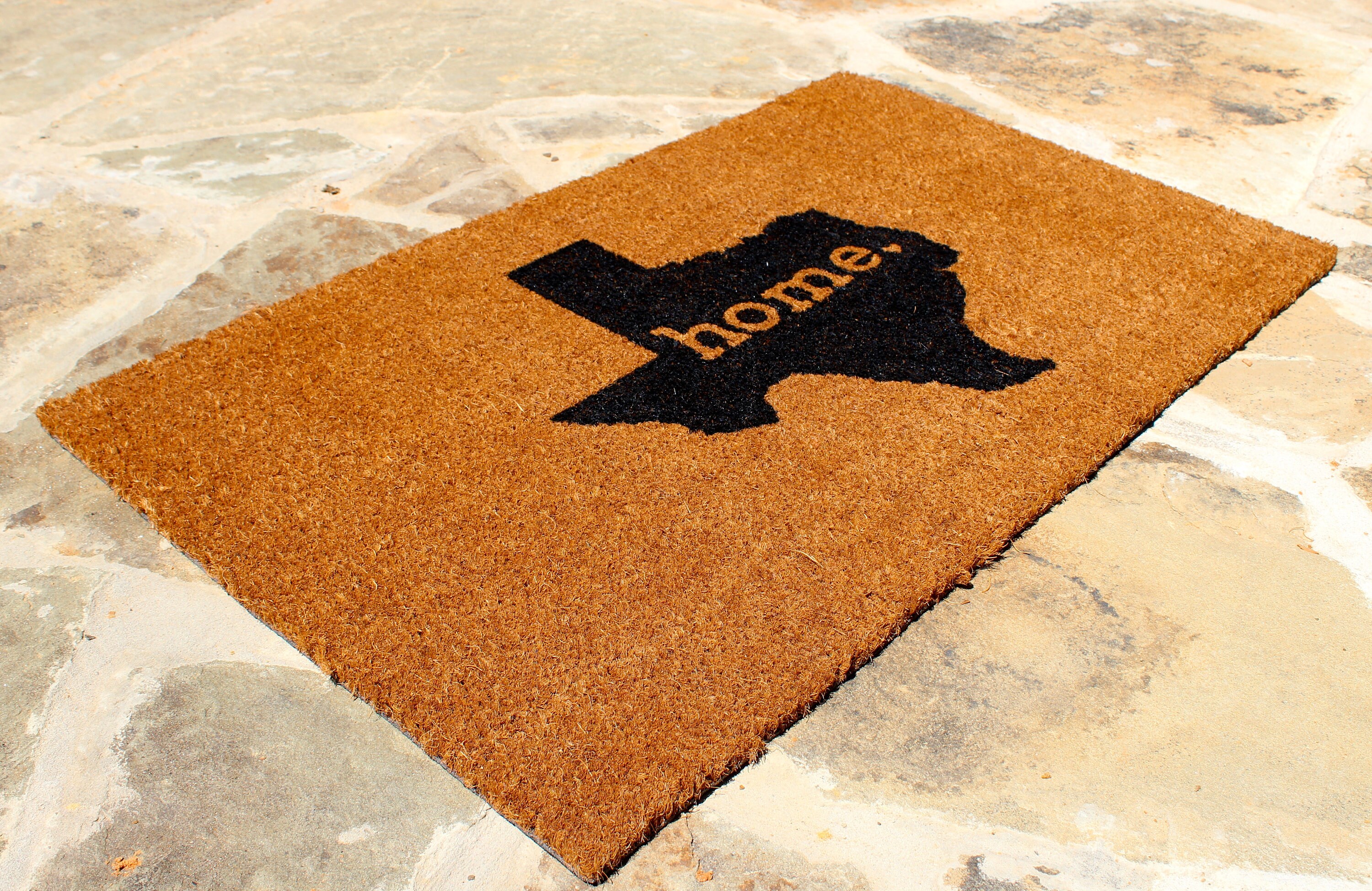 Texas Doormat Texas Home Welcome Mat State Doormat | Etsy