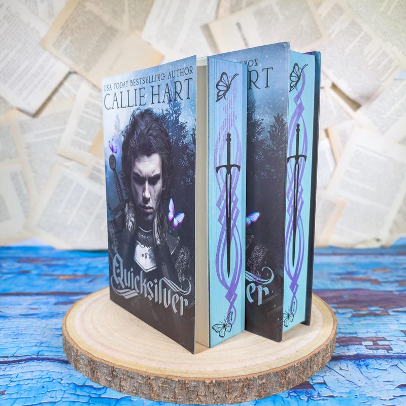 Quicksilver Hand Painted Books - Etsy