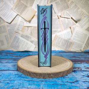 Quicksilver by Callie Hart With Custom Stenciled & Sprayed Edges - Etsy