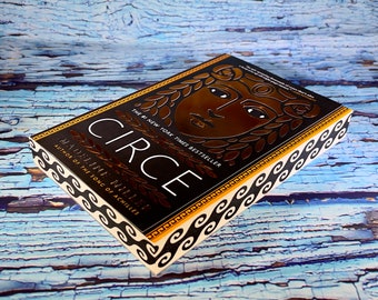 Circe by Madeline Miller Custom Stencil Sprayed Edge Hand Painted Books ...