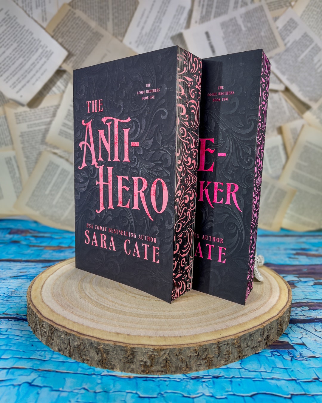 The Goode Brothers the Anti-hero and the Home-wrecker by Sara Cate With Custom Stenciled ...